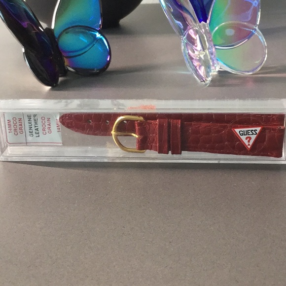 Guess | Accessories | Vintage Guess Genuine Leather Watch Band | Poshmark